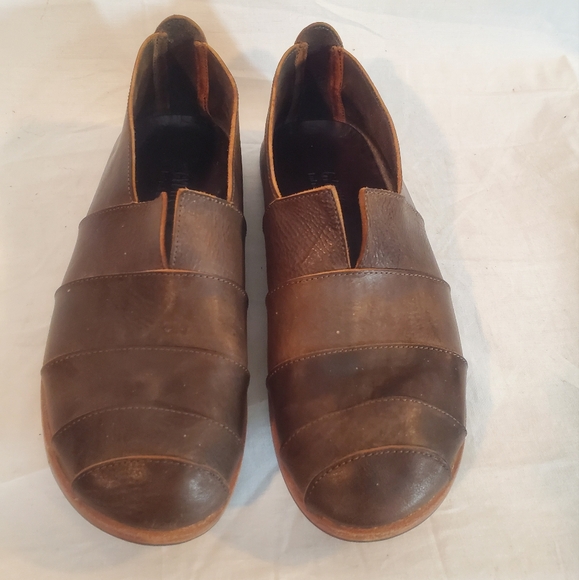 CYDWOQ | Shoes | Cydwoq Handmade Shoes 4355 Brown Leather Sabates Slip ...